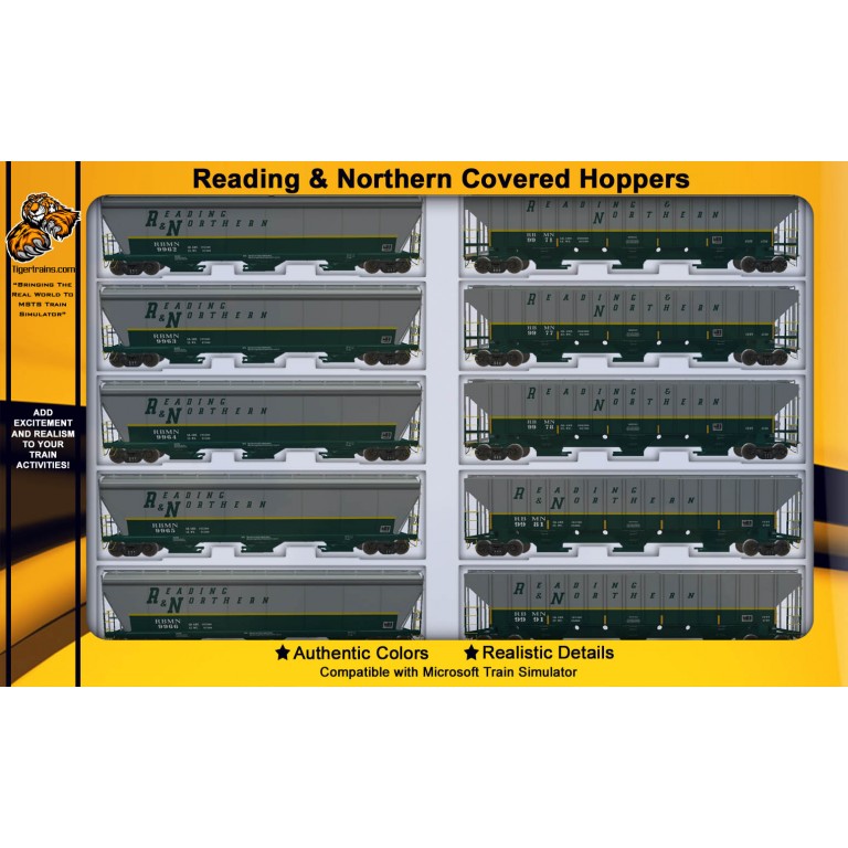 Reading & Northern Covered Hoppers