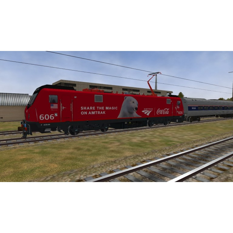 Amtrak ACS-64 #606 "Coca Cola"