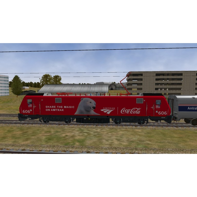 Amtrak ACS-64 #606 "Coca Cola"