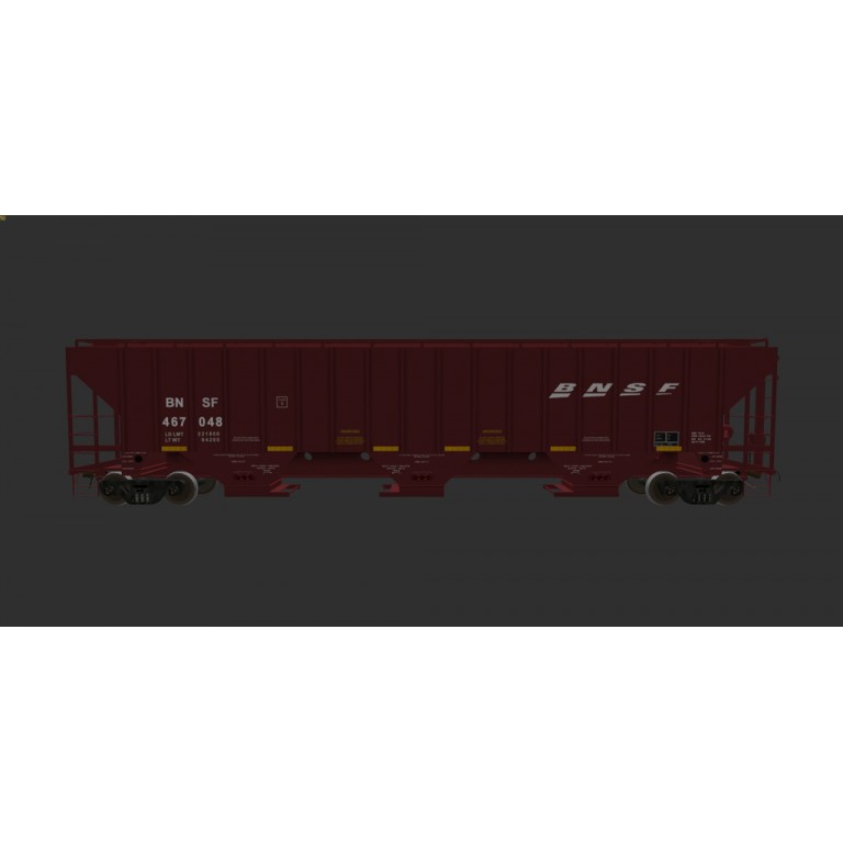 Burlington Northern Trinity 4750 ph6 Grain Cars