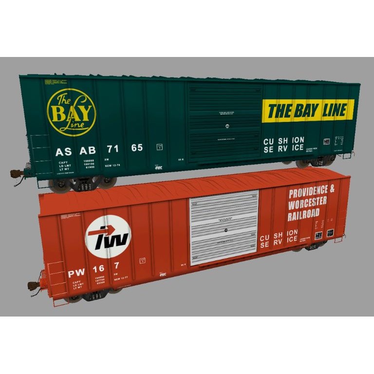 FMC 50' Mixed Boxcar Set FULL