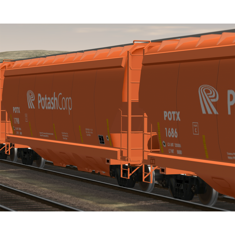 NSC 4275cuft PotashCorp Hoppers